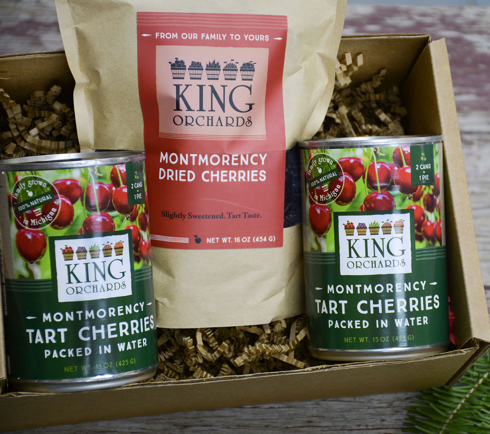 Double Cherry Pie Gift Pack – King Orchards